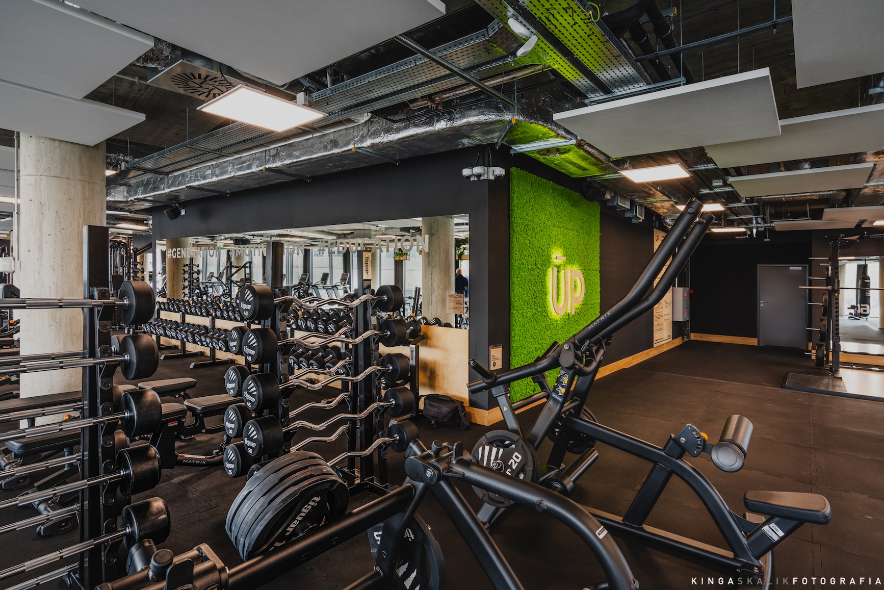 UP-fit: Fit-out of a fitness club - Tétris-db